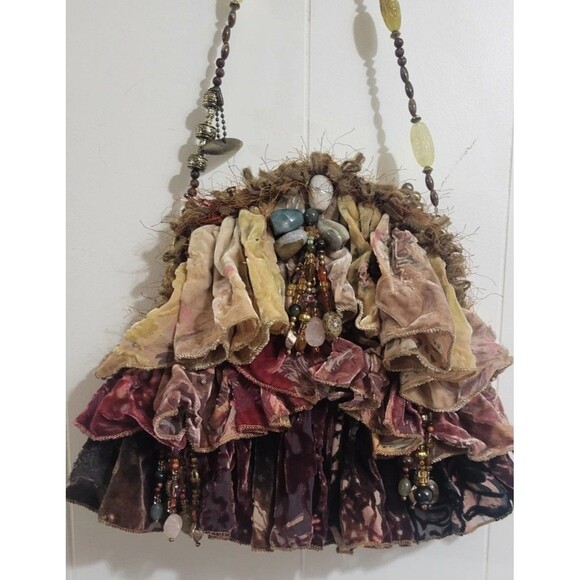 Mary Frances | Bags | Mary Frances Retired Rock My Soul Purse Beaded ...